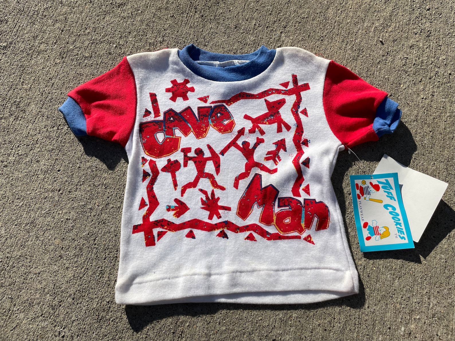Vintage 80s 90s Cave Man Shirt and Shorts Set - Sz 18 Mo - Cute Kids ...