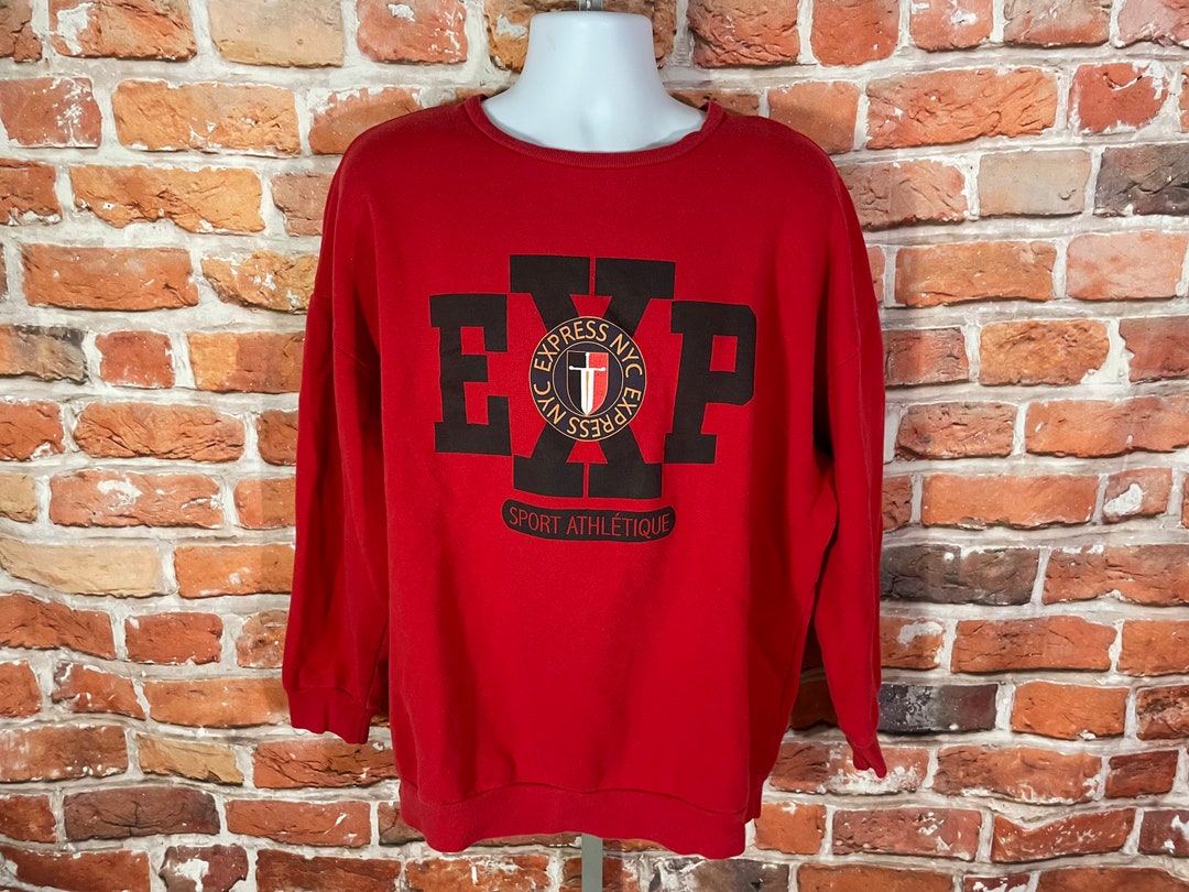 Vintage 90s Express EXP Oversized Sweatshirt Grunge Emo Indie - Etsy