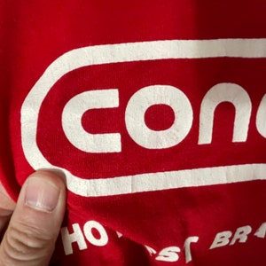 Vintage Conoco Gas Station Shirt - Sz L - 80s 90s Grunge - Etsy