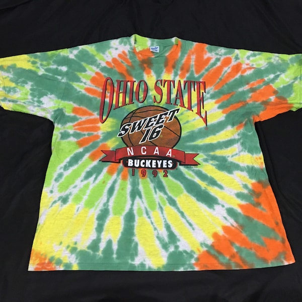 Ohio State Tie Dye Shirt - Etsy