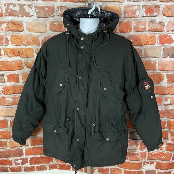 Mens Vintage Puffer Down Jacket - Etsy