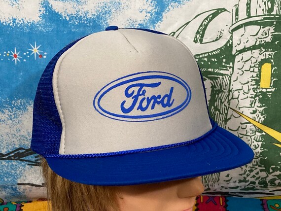 Vintage 80s FORD Mesh Rope Trucker Snapback Hat Cap Truck | Etsy