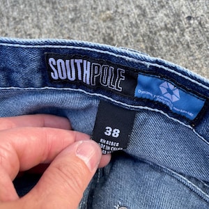 Vintage South Pole Wide Leg Baggy Denim Jean Shorts - Sz 38 - Southpole ...