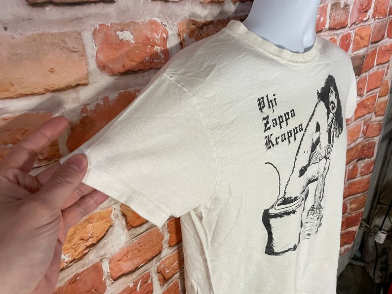Vintage 80s Frank Zappa Phi Zappa Krappa Shirt Fits M/L - Etsy