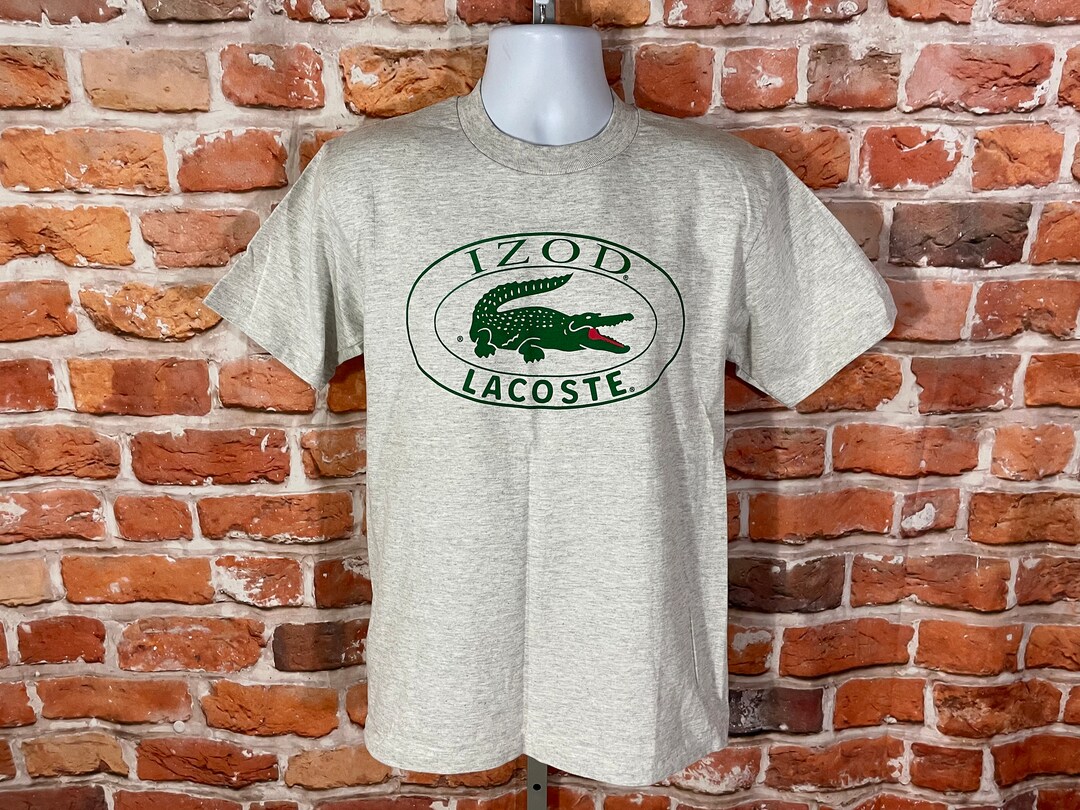 Vintage 80s Izod Lacoste Shirt - Sz M Has Flaw - Deadstock W Tag ...