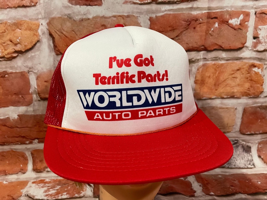 Vintage Worldwide Auto Parts I've Got Terrific Parts Mesh Trucker ...