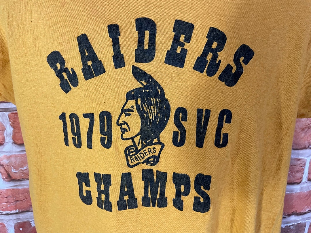 Vintage 1979 Warren Harding Raiders Shirt - Fits Slim/tight L/M - 70s ...