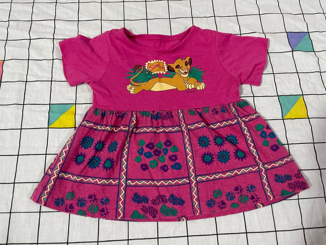 Adorable 90s Simba Dress Fits Sz 4 Kids Lion King Disney - Etsy