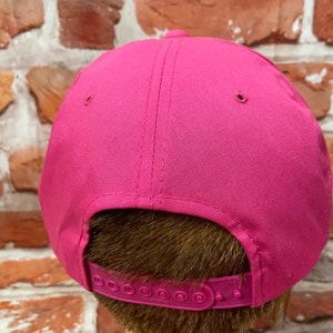 Vintage Hot Pink Toronto Trucker Rope Snapback Hat 80s 90s - Etsy