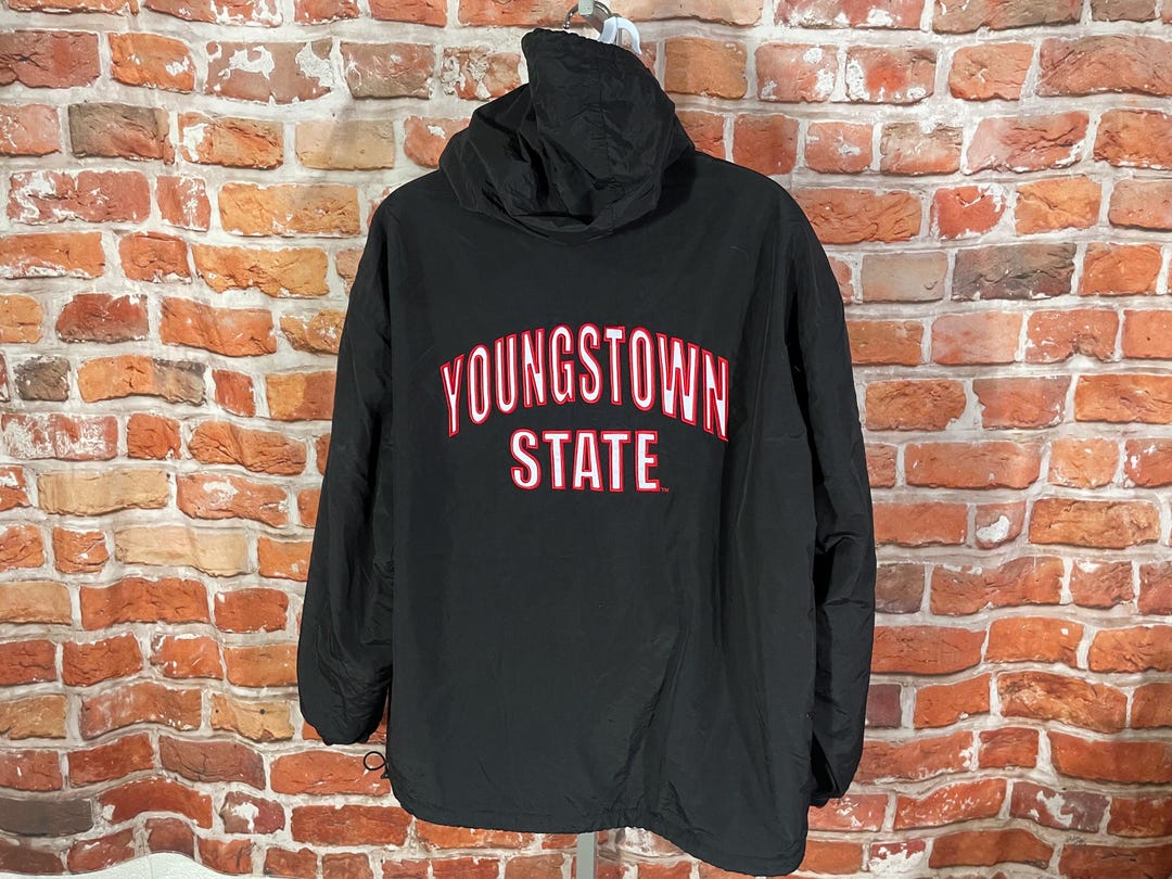 Vintage 90s YSU Penguins Jacket Sz XL Youngstown State University Coat ...