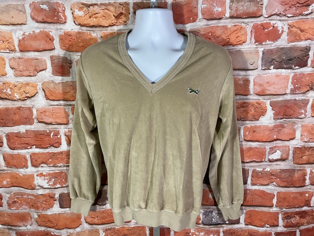 Vintage 70s 80s Jcpenney Fox Velour Shirt - Sz M - Mod Grunge Soft ...