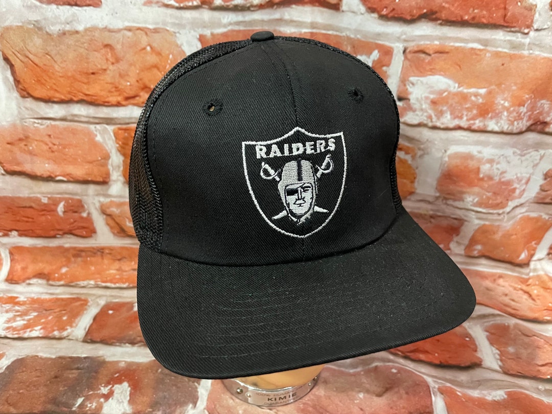 Vintage LA Raiders Mesh Ajd Snapback Hat - 80s 90s Los Angeles Trucker ...