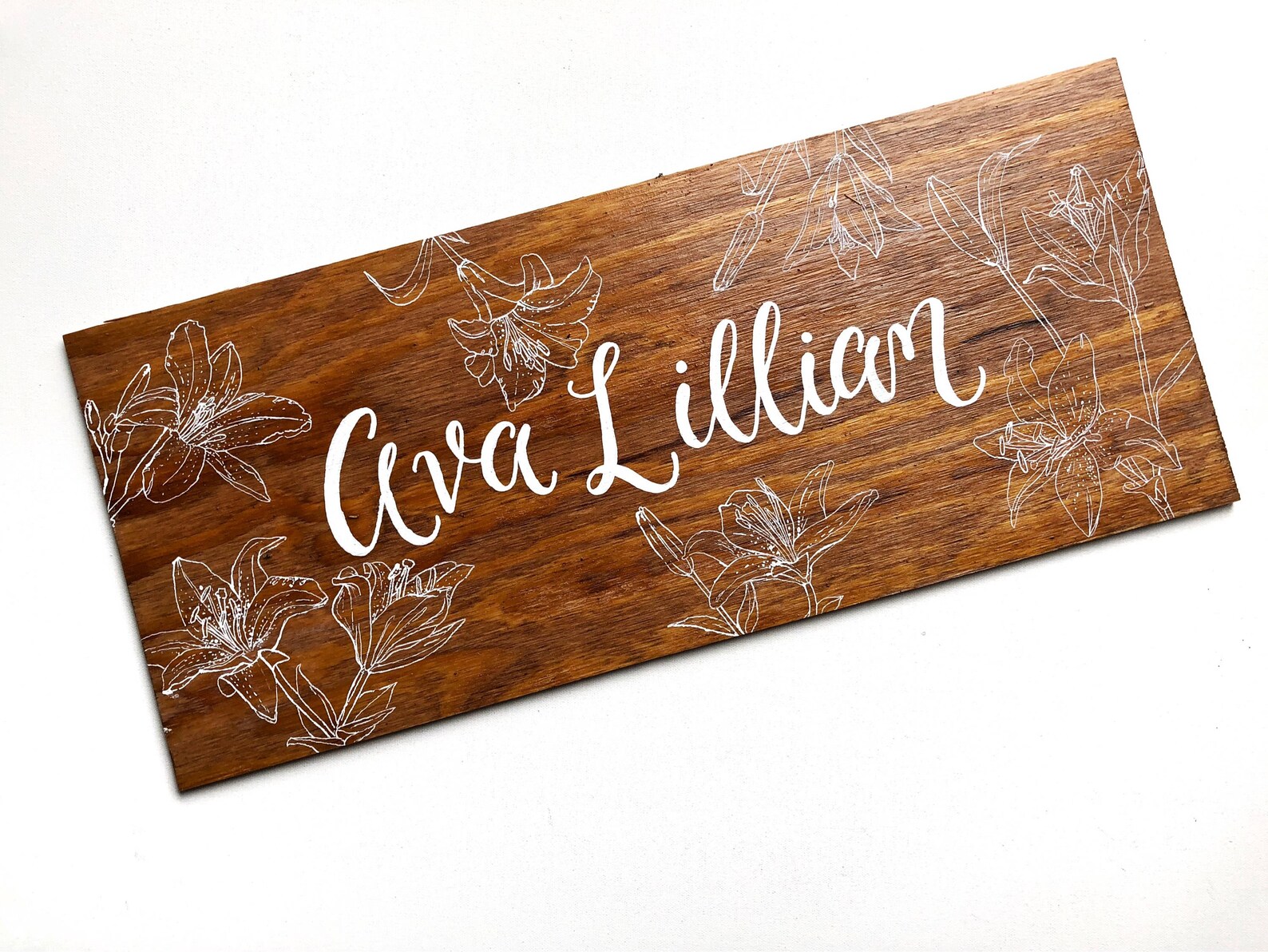 Hand Painted Sign Name Sign Wooden Sign - Etsy