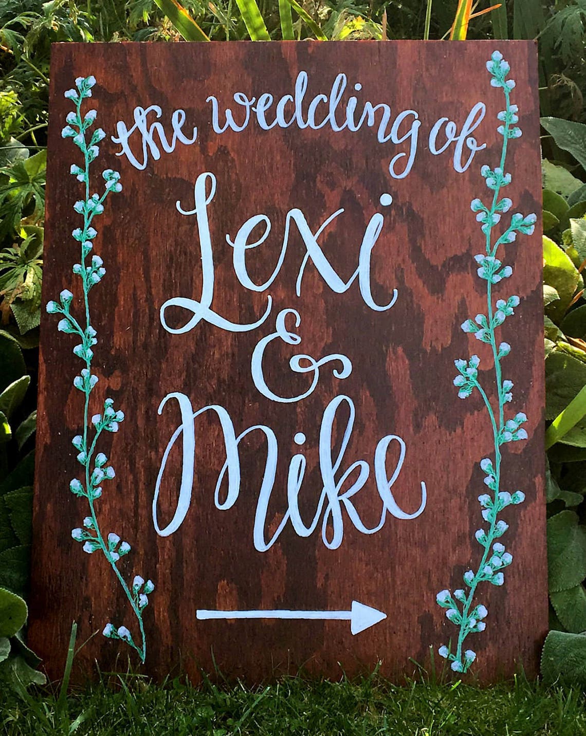 Custom Wedding Signs, Wedding Signage, Wooden Wedding Sign, Wedding ...