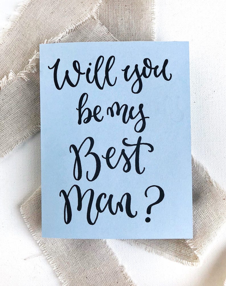 Will You Be My Best Man Printable Best Man Card Best Man - Etsy