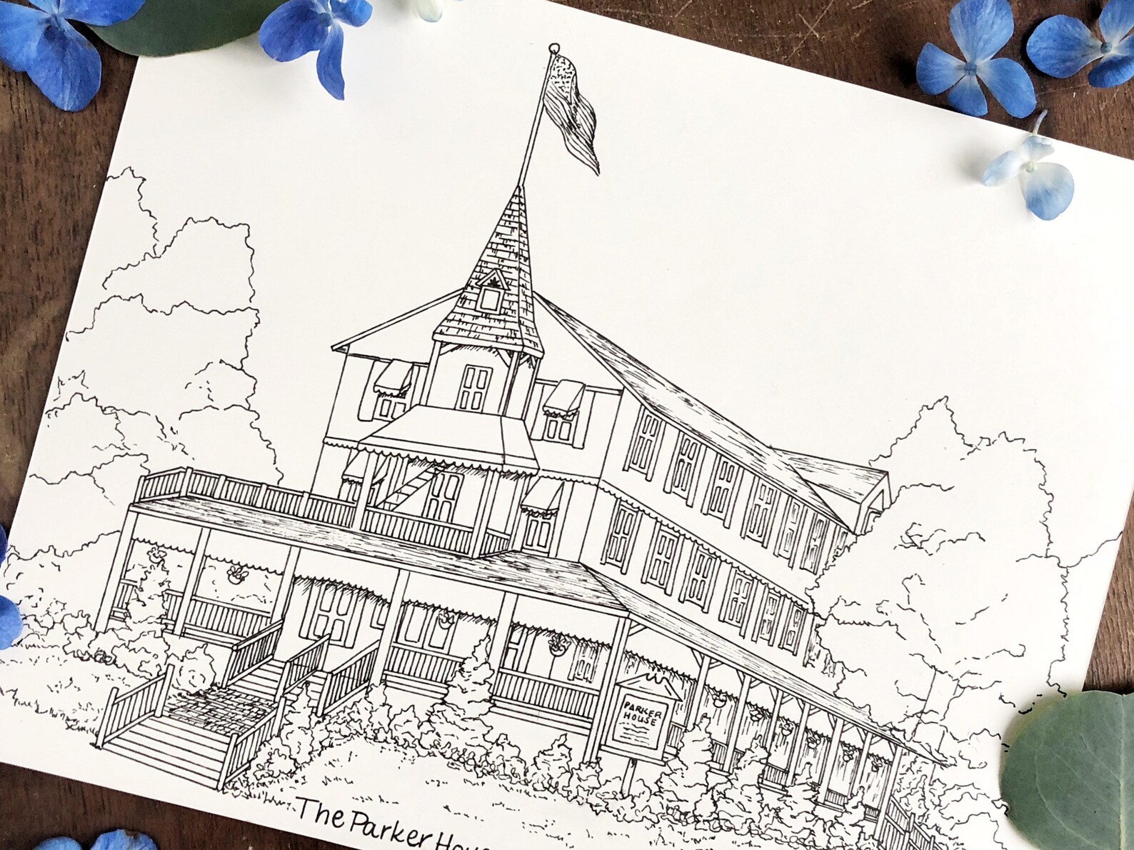 Custom House Portrait, Custom House Line Drawing, Home Line Drawing - Etsy