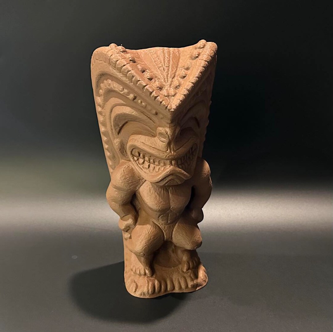 Large High Detail Tiki Guardian With Hidden Compartment - Etsy