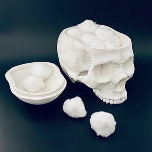 High Detail Human Skull Container - Goth Storage Solution - Skull Box ...