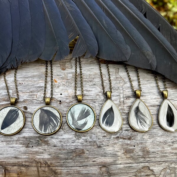 Black Crow Feather - Etsy