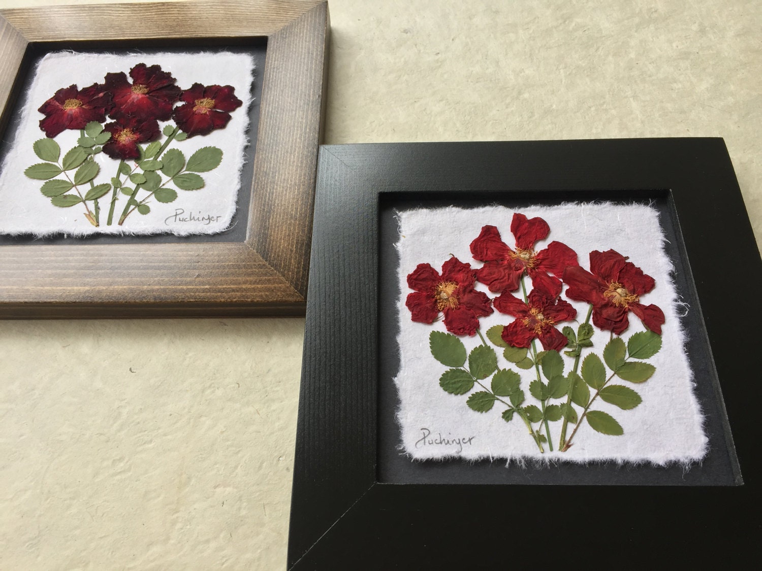 Real Pressed Red Rose Framed Picture Artwork Valentines Gift - Etsy