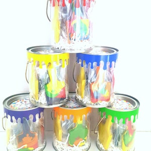 Paint Brush Crayon Bucket Set - Etsy