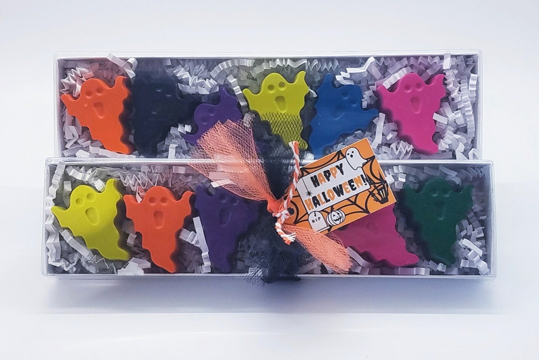 Halloween Ghosts Crayons - Halloween Crayons - Etsy