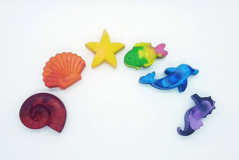 Under the Sea Crayons - Ocean Crayons - Etsy
