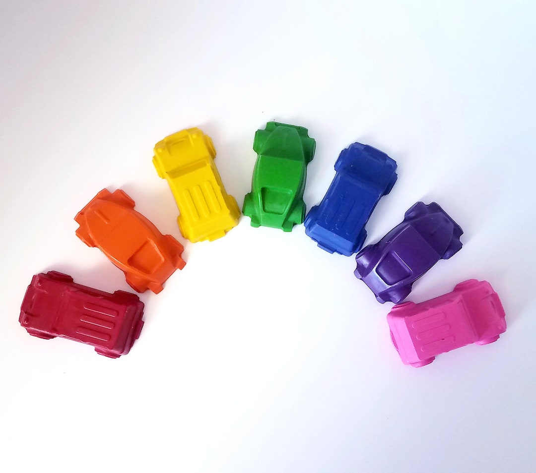 Car Crayons - Set of 7 Crayons - Etsy