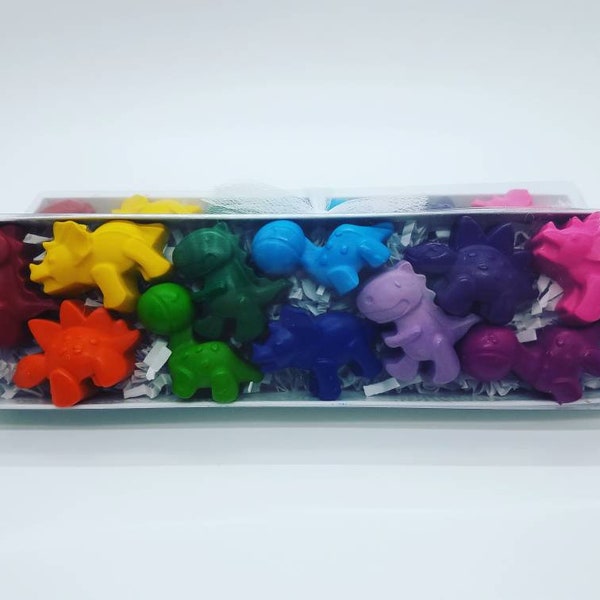 Dinosaur Crayons - Etsy