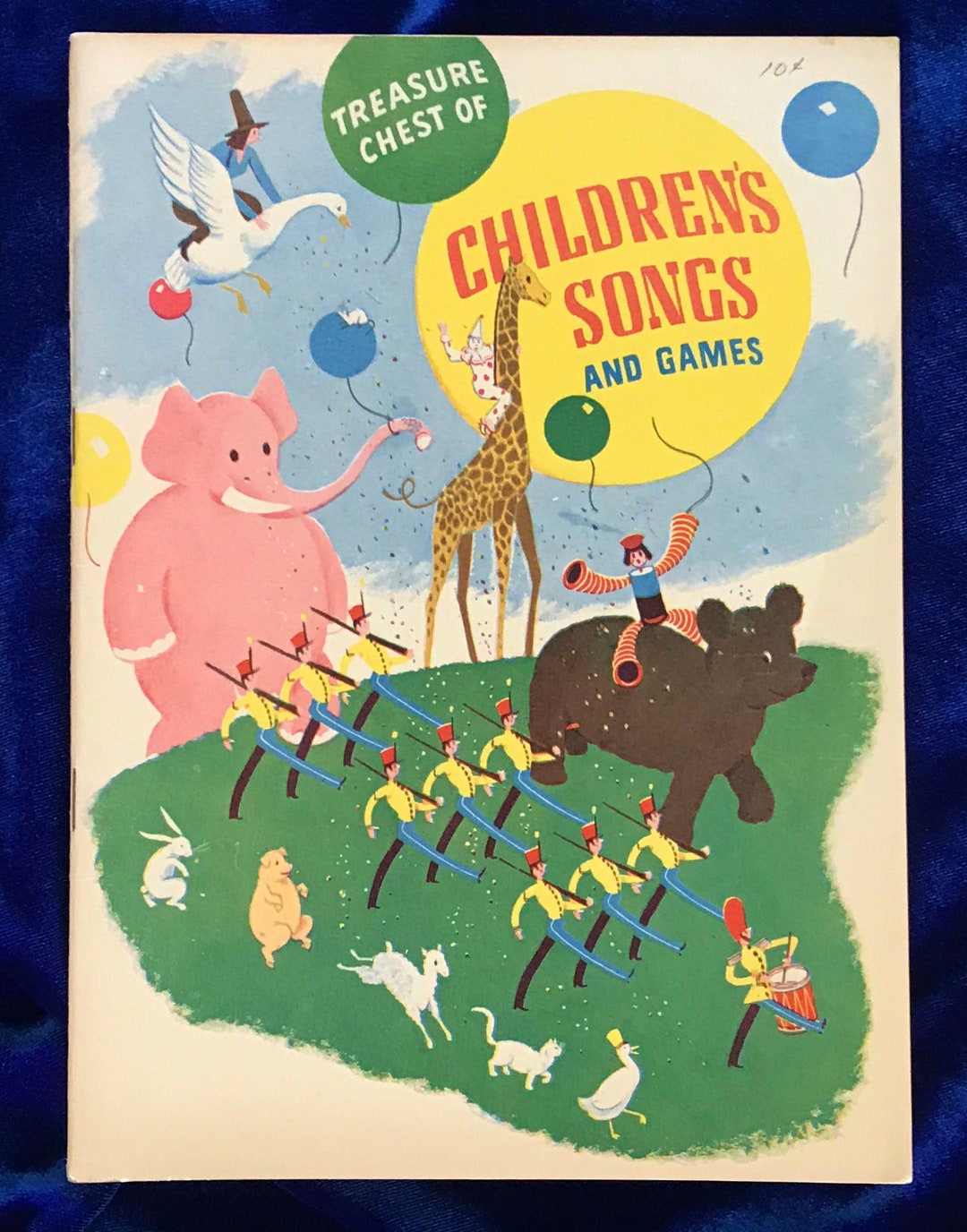 1935 Treasure Chest of Children's Songs and Games Music Book Music ...