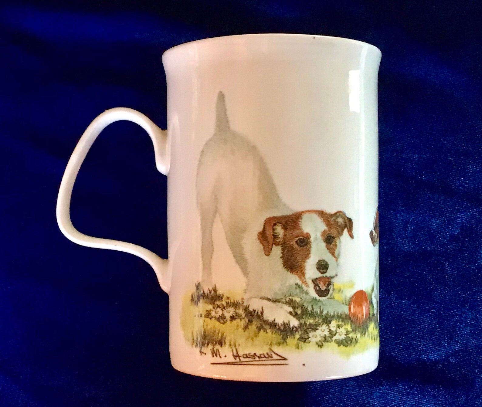 Vintage Jack Russell Terrier Dogs Roy Kirkham Mug - Etsy