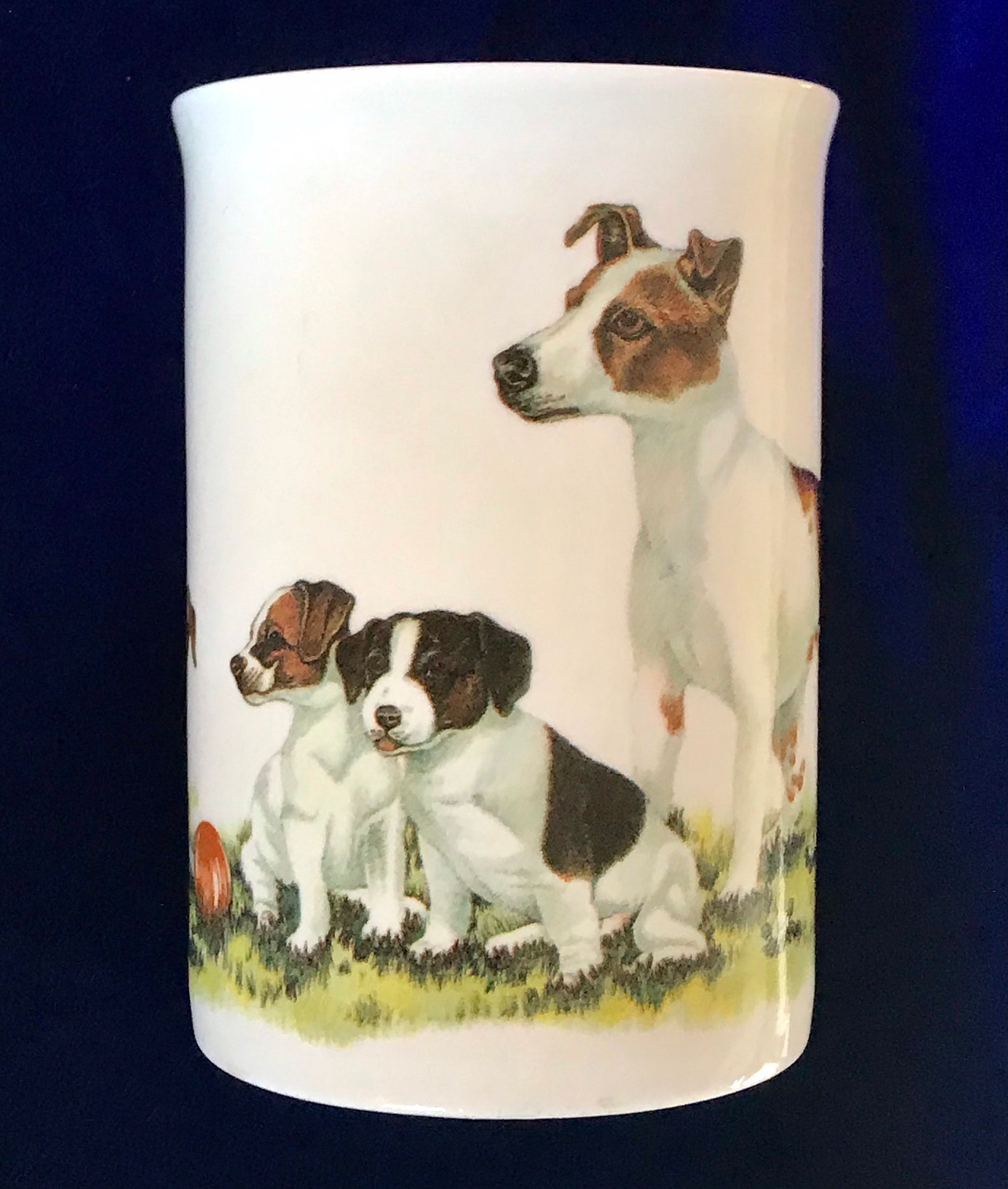 Vintage Jack Russell Terrier Dogs Roy Kirkham Mug - Etsy