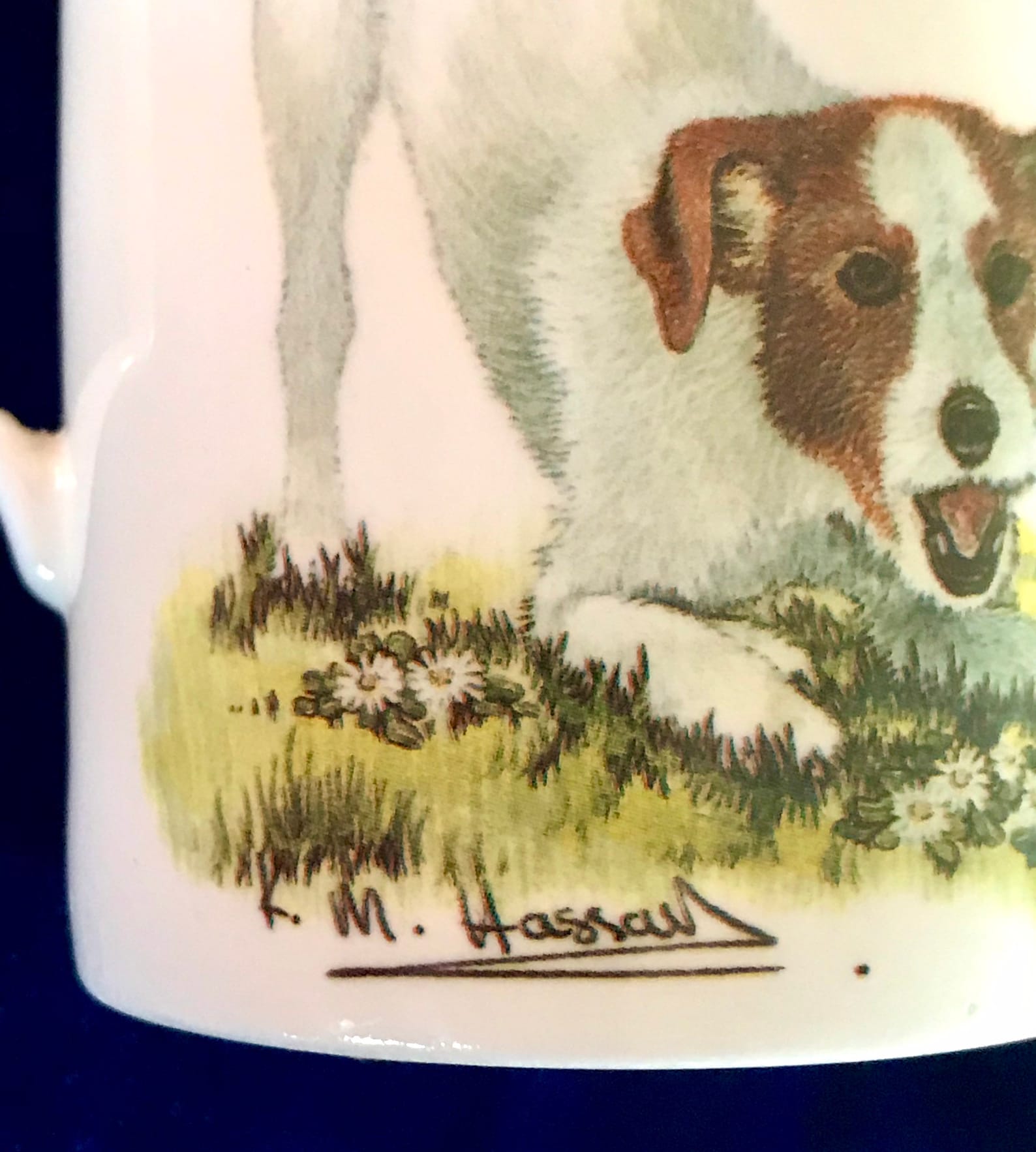 Vintage Jack Russell Terrier Dogs Roy Kirkham Mug - Etsy