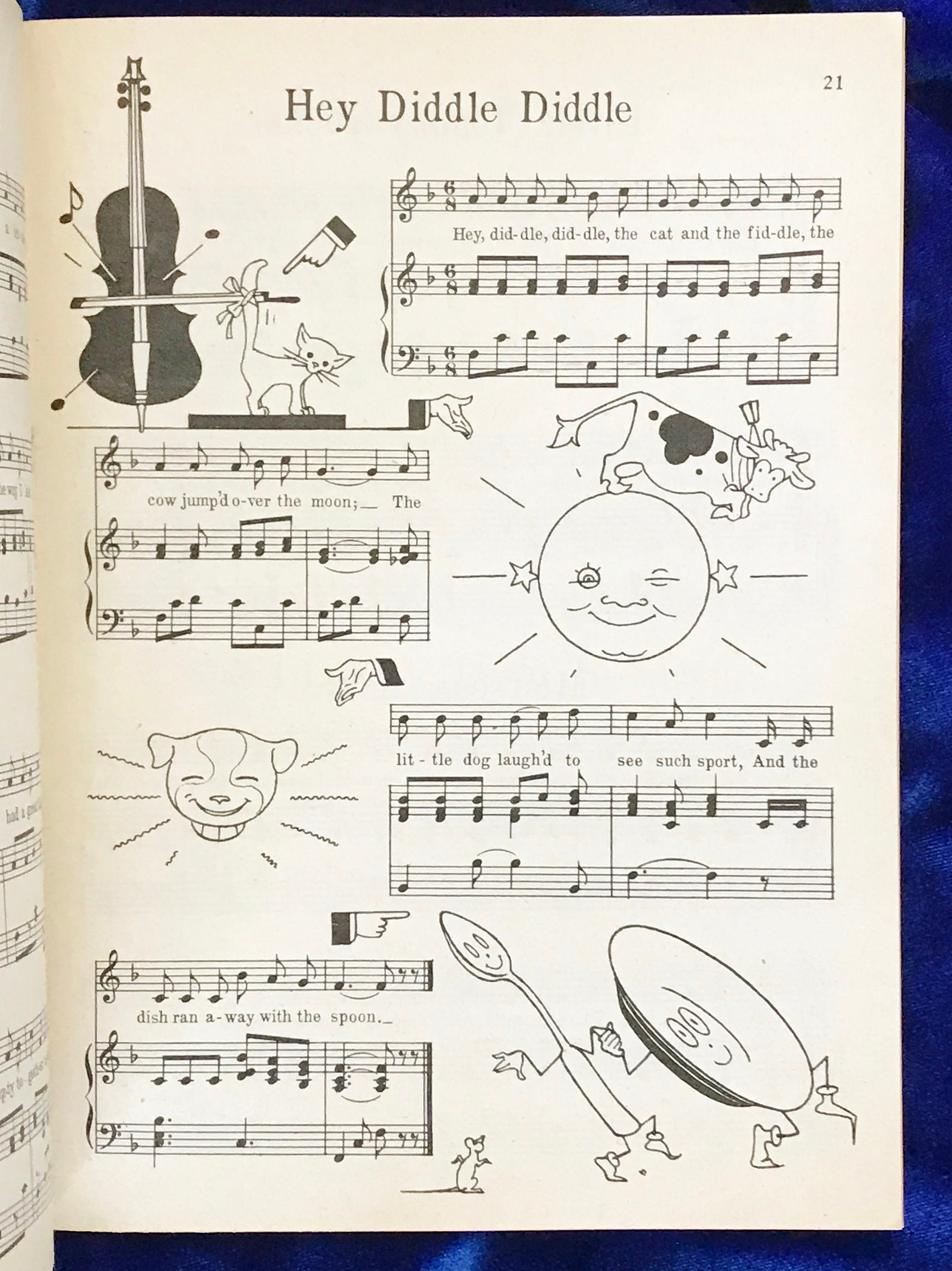 1935 Treasure Chest of Children's Songs and Games Music Book Music ...