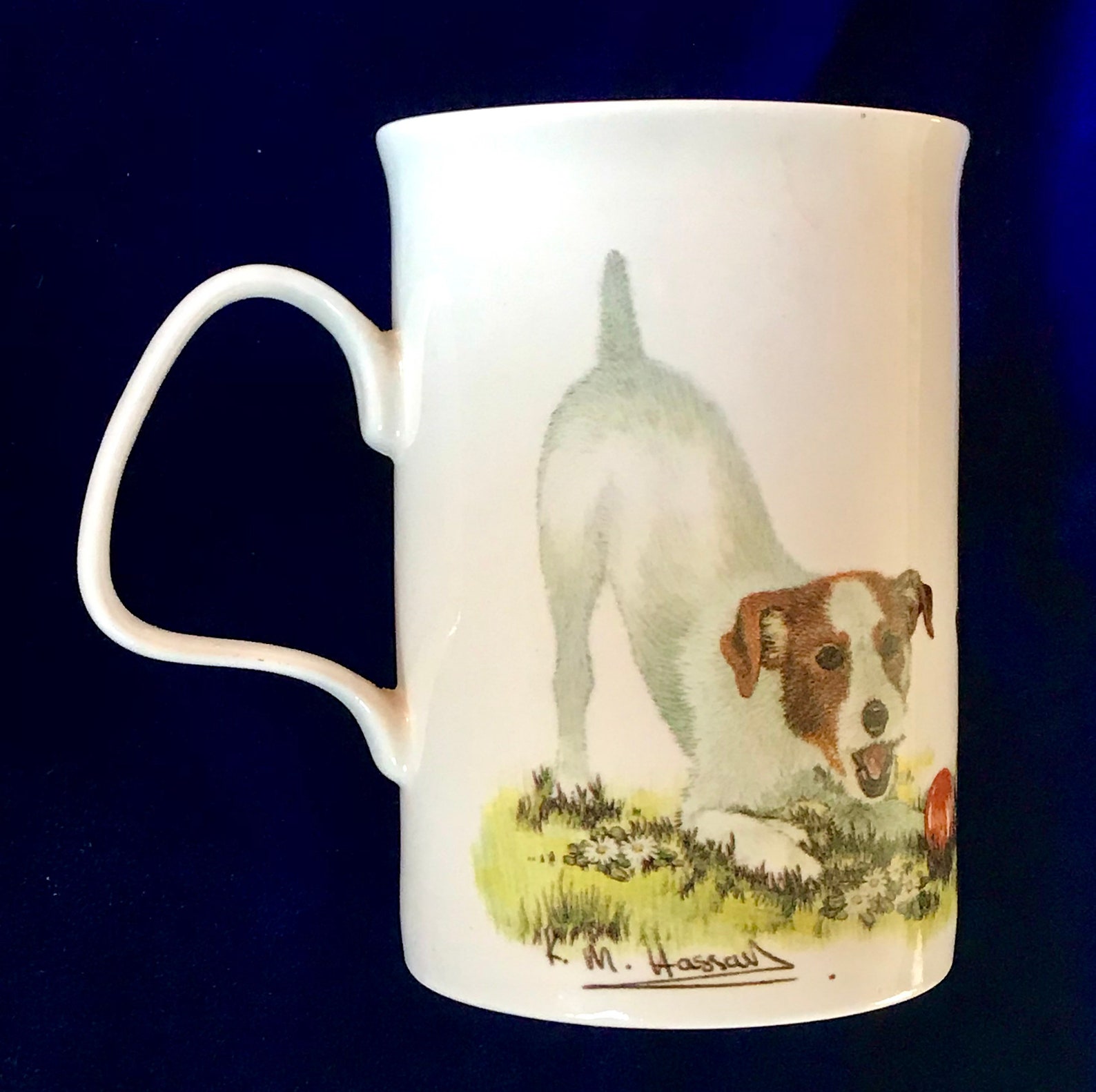 Vintage Jack Russell Terrier Dogs Roy Kirkham Mug - Etsy