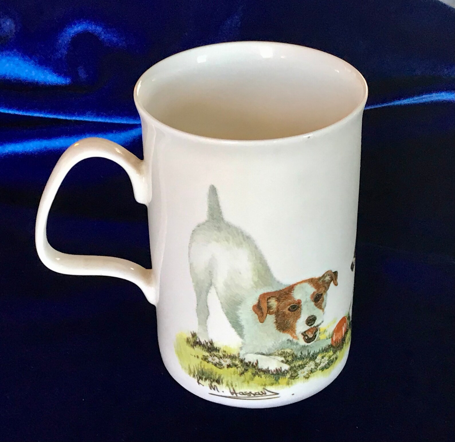 Vintage Jack Russell Terrier Dogs Roy Kirkham Mug - Etsy