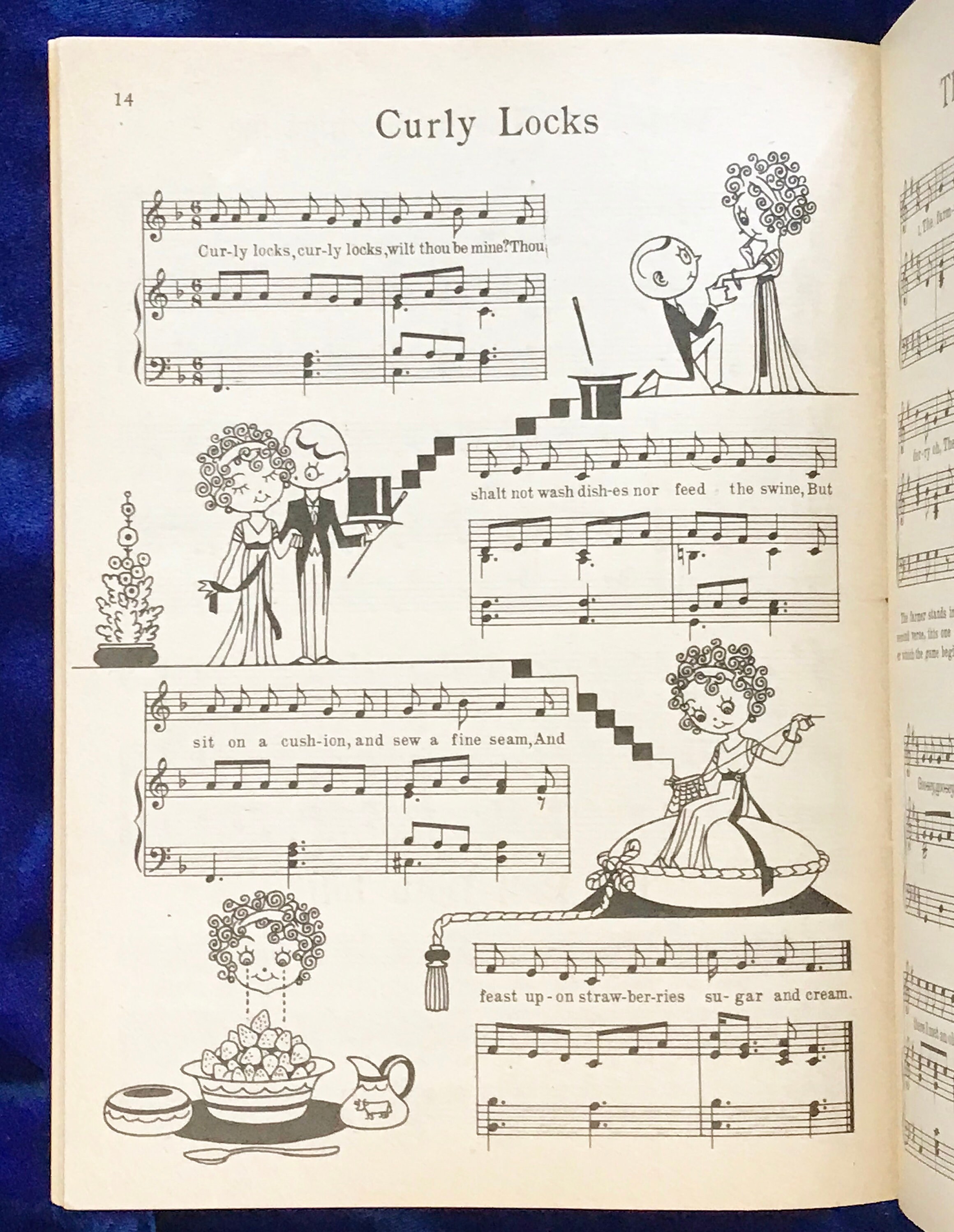 1935 Treasure Chest of Children's Songs and Games Music Book Music ...