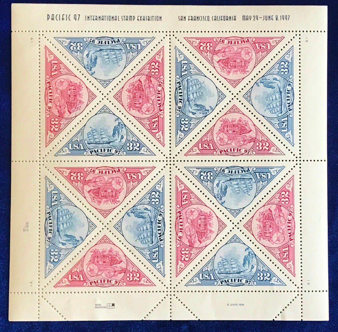 Pacific 97 International Stamp Exhibition San Francisco Postage Stamps ...