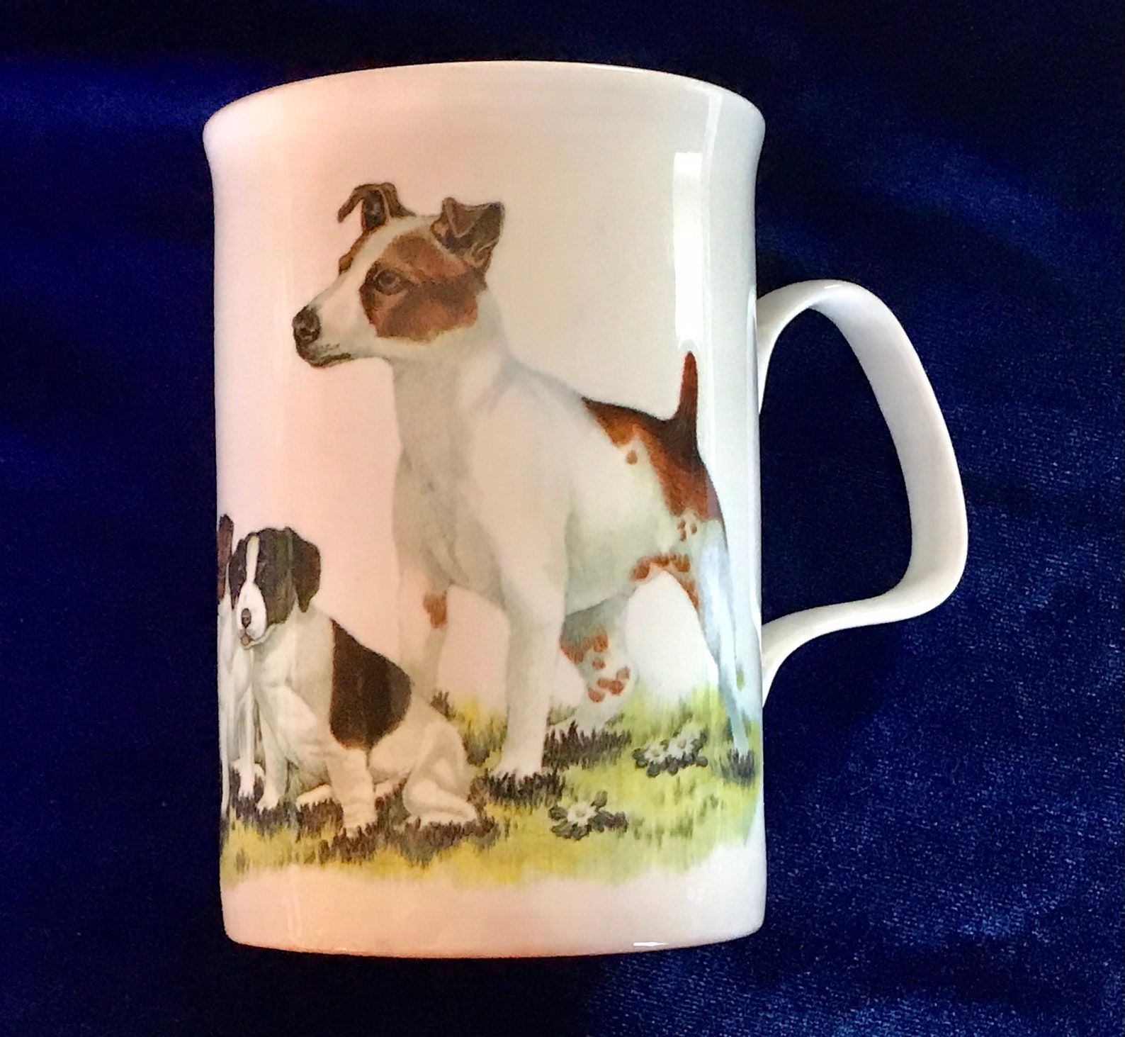 Vintage Jack Russell Terrier Dogs Roy Kirkham Mug - Etsy
