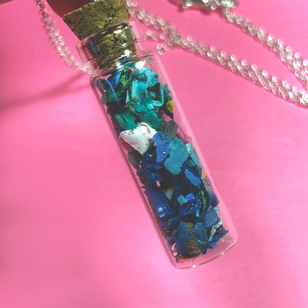 Mini Bottle Necklace - Etsy