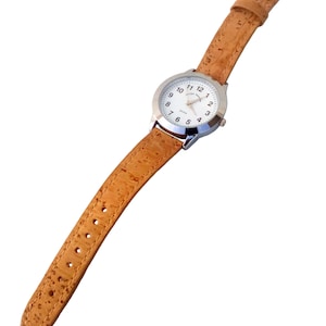 Men's Wristwatch, Vegan Watches for Men, Vegan Cork Watch Strap ...