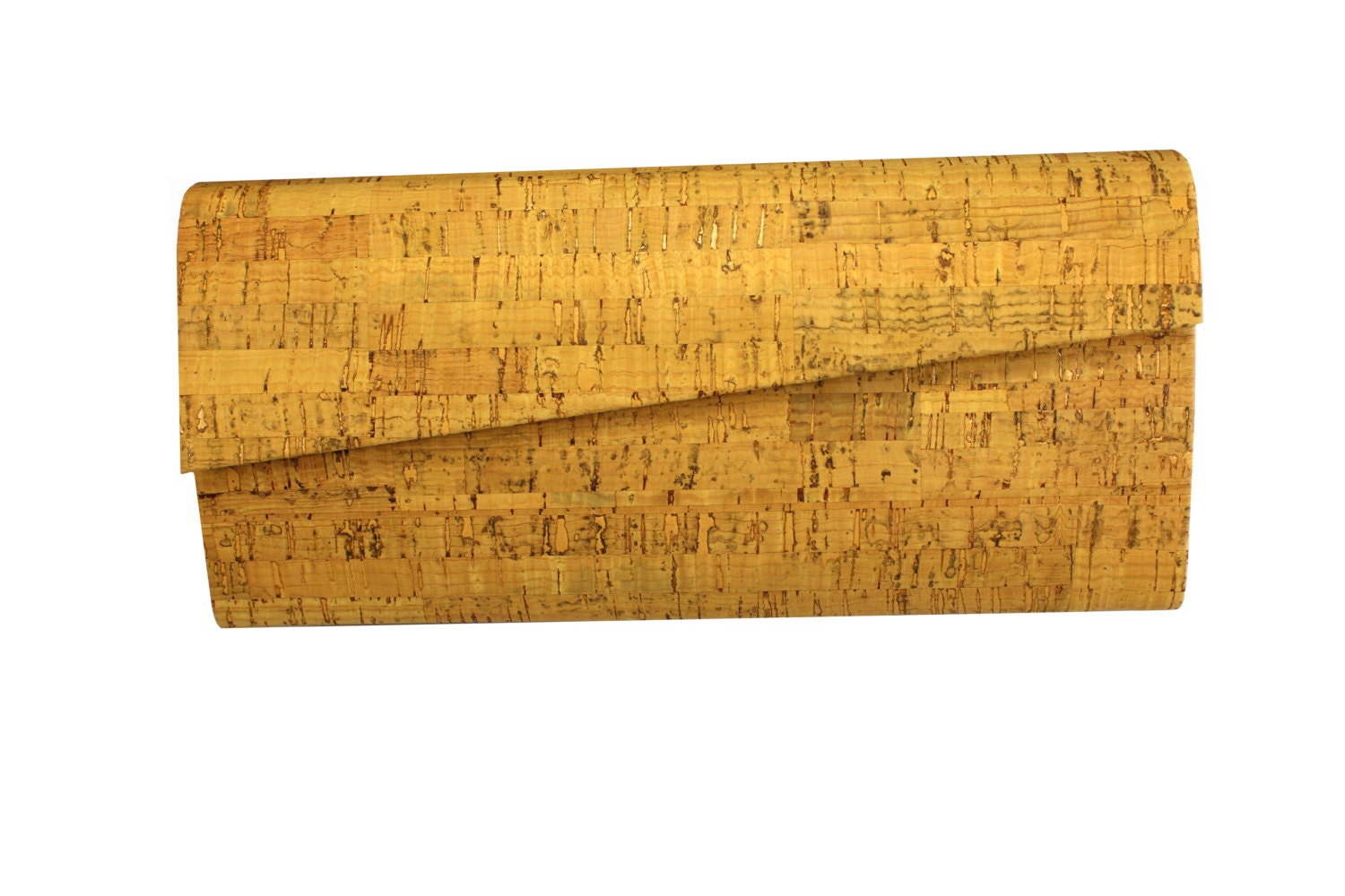 Vegan Cork Clutch Bag, Womens Cork Handbag, Sustainable Evening Purse ...