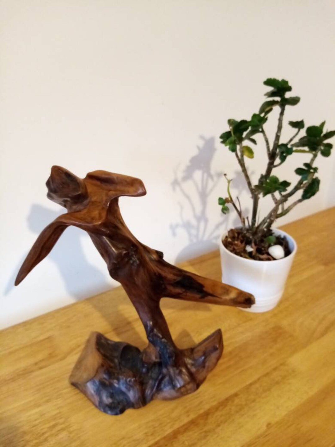 Bog Yew Dancer Wood Sculpture Abstract Piece Free Shipping - Etsy