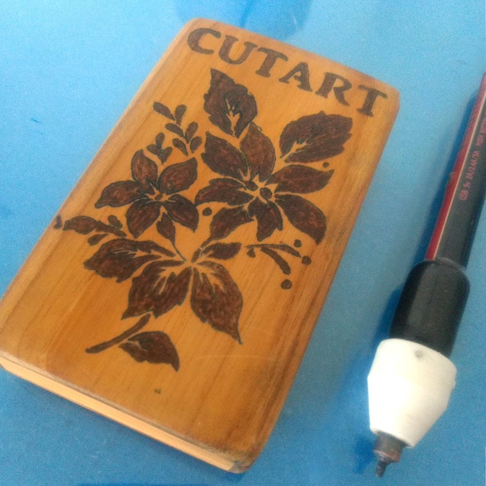 Cutart USB Pyrography and Wood Bamboo Leather Gourd Burning Tools ...