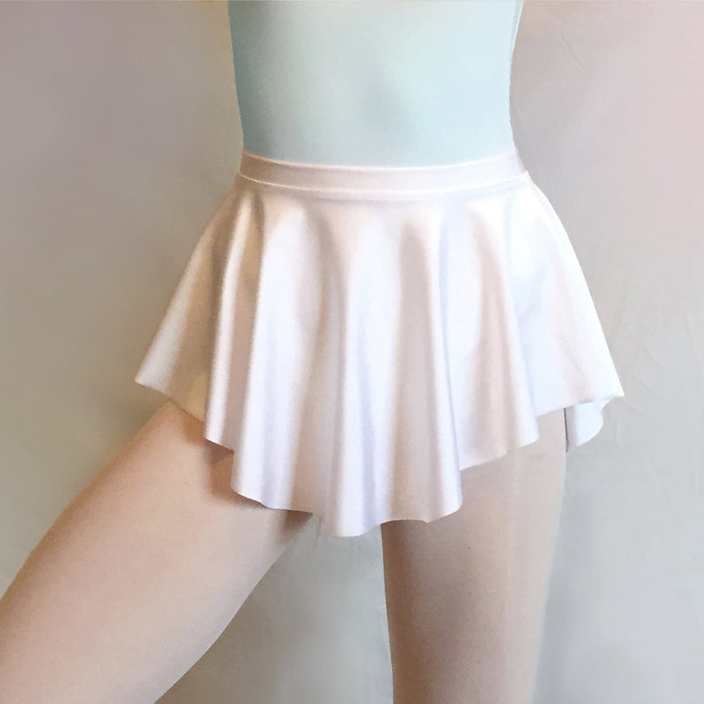 Ballet Skirt White Sab Skirt Dance Wear White Nylon Etsy