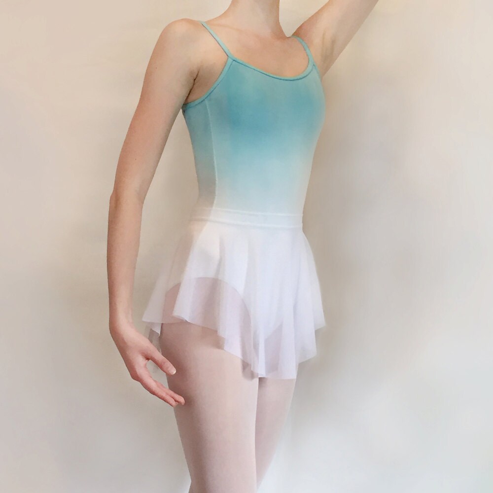 White Sheer Stretch Mesh Ballet Skirt - Dancewear - Etsy