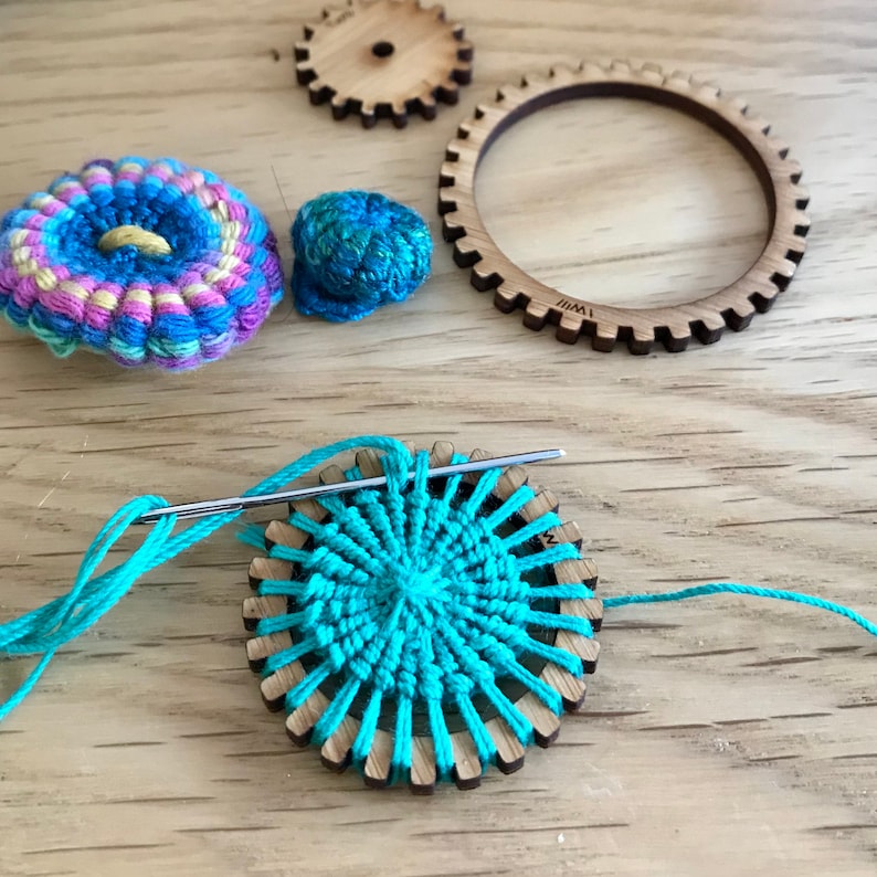 Circle Weaving Looms: Yorkshire Button Making, Set of 3 Prototype ...