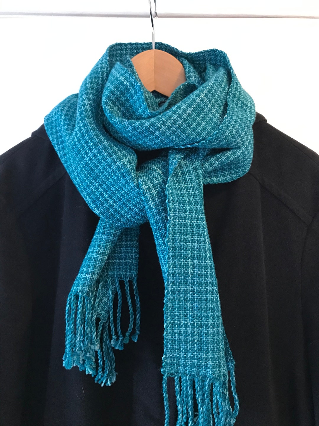 Teal Merino Scarf Rigid Heddle Weaving Pattern: DIY Craft Project (PDF ...