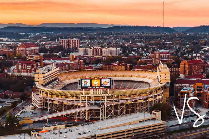 Neyland Stadium Sunset - Etsy