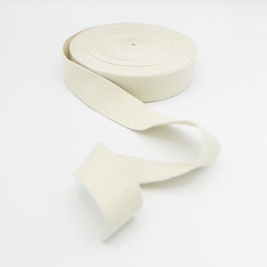 Organic Cotton/natural Rubber Elastic - Etsy